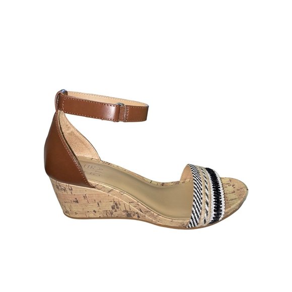 Naturalizer | Shoes | Naturalizer Areda Smooth Wedge Natural Multi Faux ...